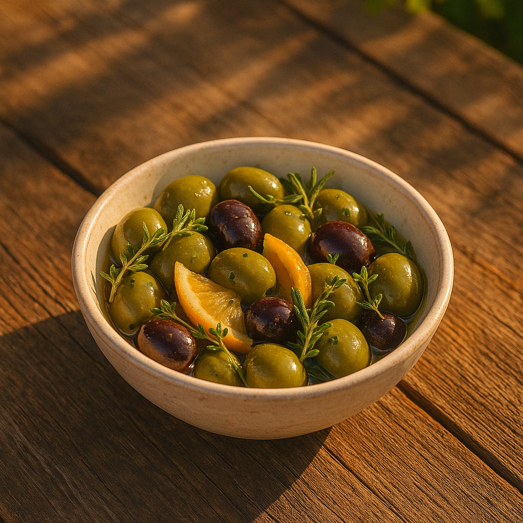The Gilded Table OLIVES PROVENÇALES au SOLEIL – Life In Bianca's Kitchen….